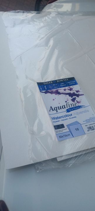 Daler Rowney Aquafine Cold Pressed Watercolor Paper 300 Gsm – 20 x 28 ...