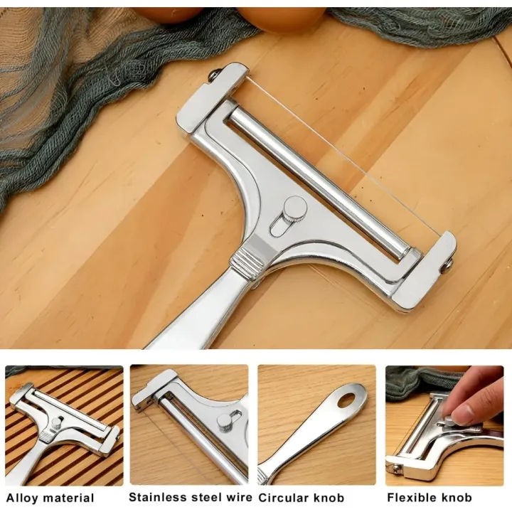 Cheese Cutter,manual Cheese Slicer with A Set of 4 Spare Wires ...