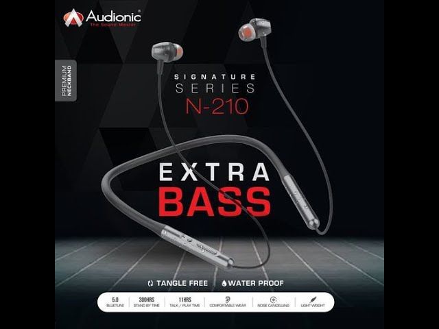 Audionic SIGNATURE Premium N-210 Wireless Bluetooth Neckband | Daraz.pk