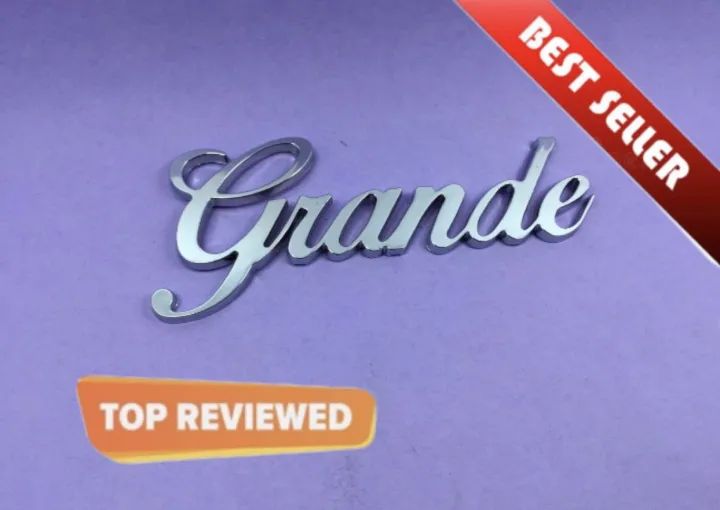 Grande monogram logo, emblem, trademark, sign, mark, symbol, stamp ...