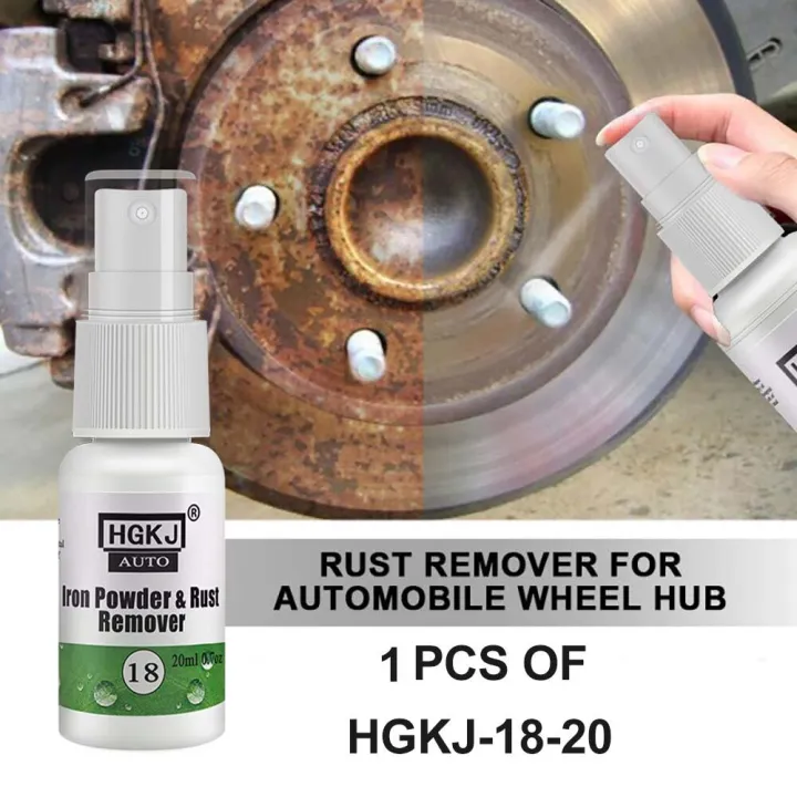 HGKJ 18, 50ml Zang Remover Rust Remover Spray for Bike, Cars, and All ...