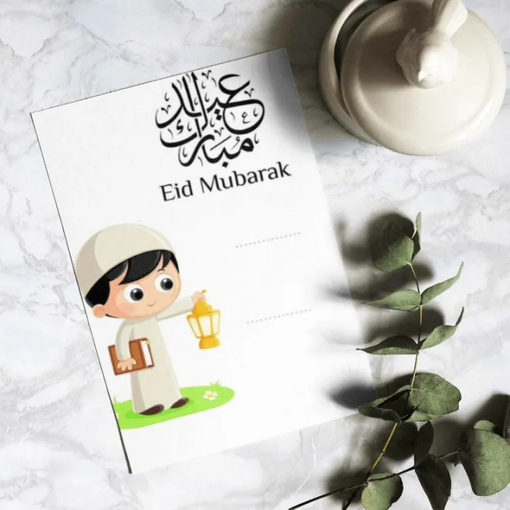Kids Eidi cards 6x4 unique eid cards for eidi eid card greetings | Daraz.pk