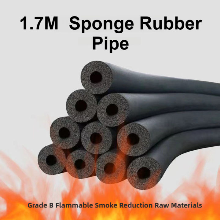 1.7/1.8M Rubber Foam Insulation Pipe 6-32mm Flame Retardant Anti-freeze ...