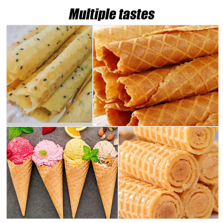Ice Cream Cone Maker Bakeware Non-Stick Omelet Mold Egg Roll Baking Pan ...