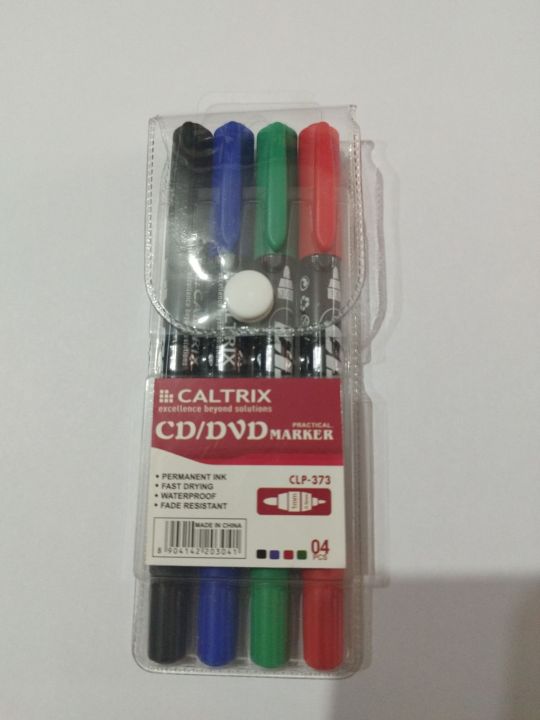 Caltrix Double Side Nib Permanent CD Marker/OHP Pen | Clatrix CD/DVD ...