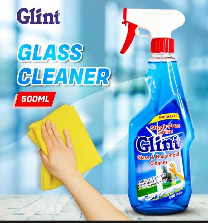 Glass, Household and Multi Purpose Cleaner Spray Glint - 500ML | Daraz.pk