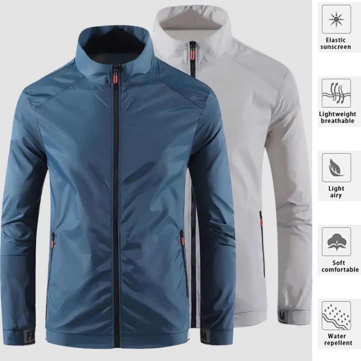 Hiking Skin Jacket Outerwear Coat Camping Rain Jackets Waterproof Sun ...