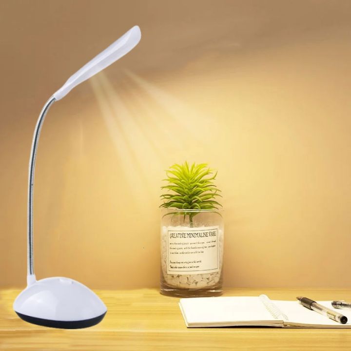 LED Desk Light Eye Protection Reading Lamp AAA Battery Powered Lamp ...