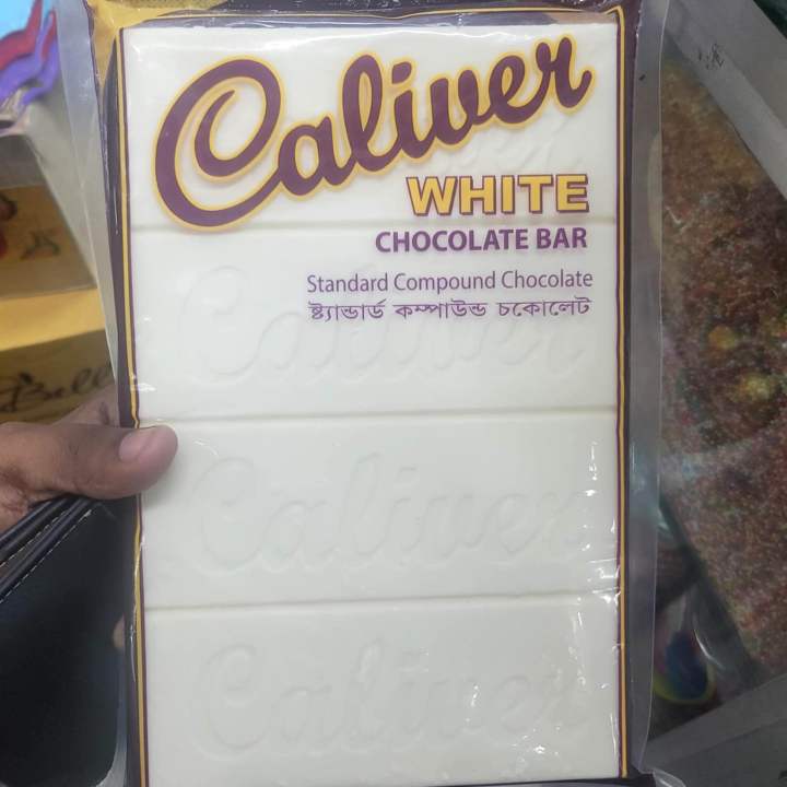 Caliver White Chocolate Bar 250g,500g and 1kg | Daraz.com.bd
