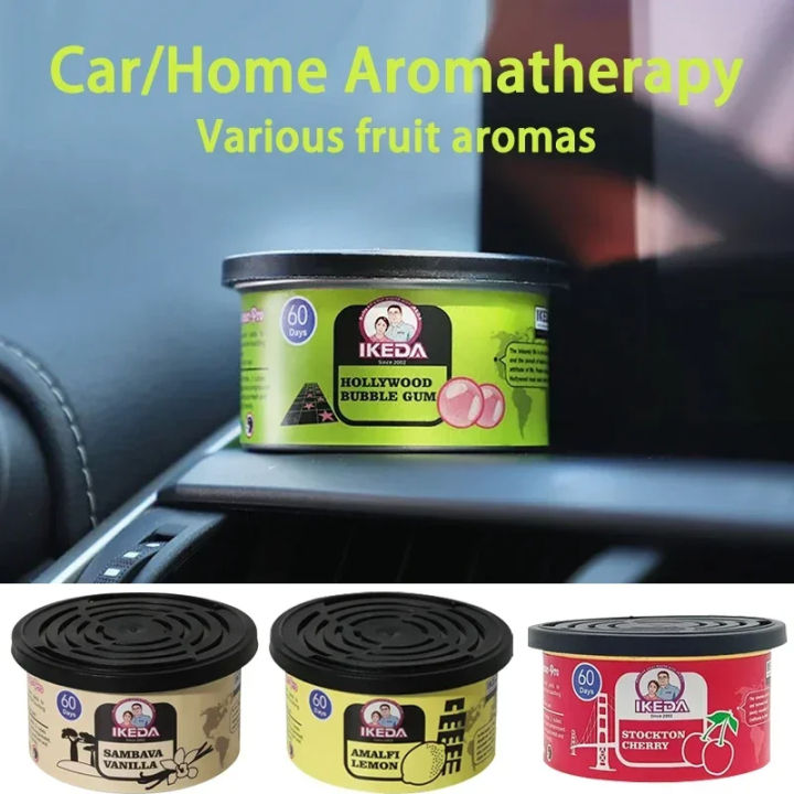 Car Air Freshener: 12 kinds Scent | Organic Cans | Odor Eliminator ...