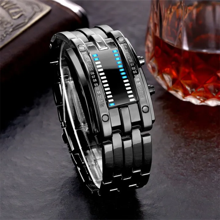 fashion sports watch popular luxury brand men women creative binary ...