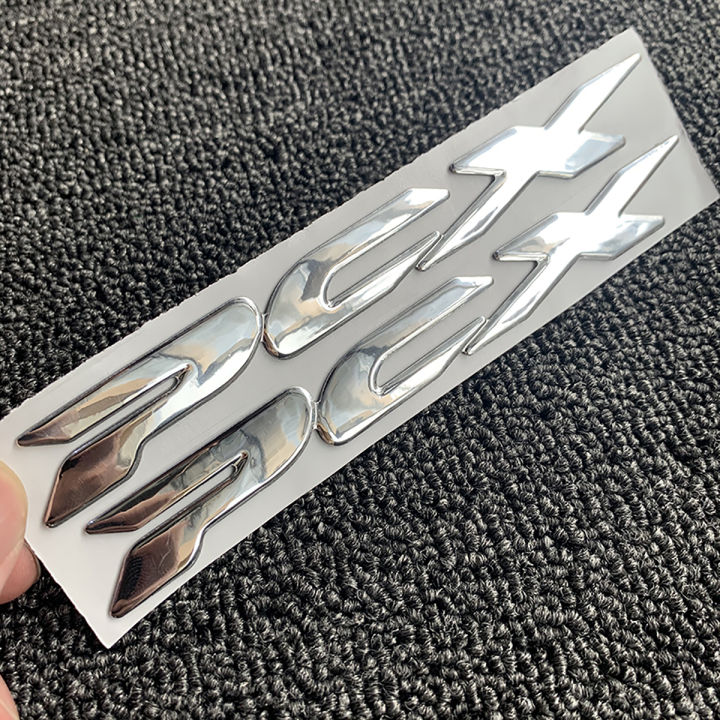 3D Silver PCX Motorcycle Sticker Logo Decal For Honda PCX 125 150 ...