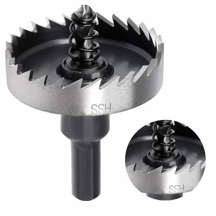 HSS Drill Bit Hole Saw Cutter For Metal Alloy Iron Cheet and wood ...