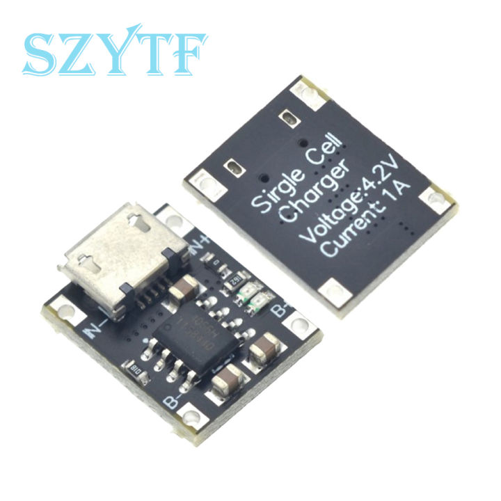 10PCS Mini Lithium Battery Charging Module 1A Charging Board 4056 Module 18650 Charger MICRO ...