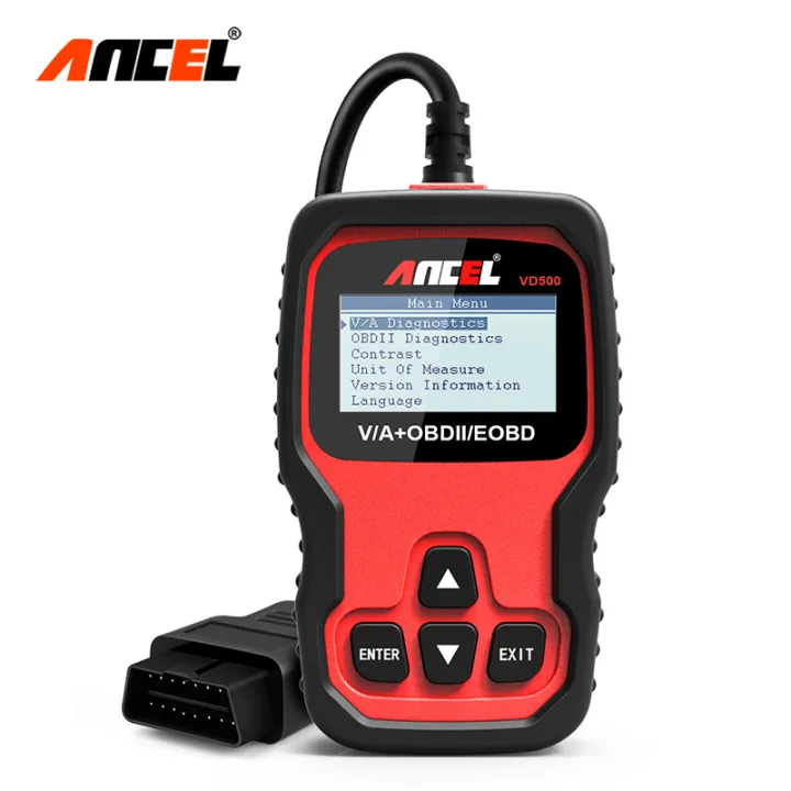 Ancel VD500 OBD2 Automotive Scanner Full System Code Reader Airbag EPB ...