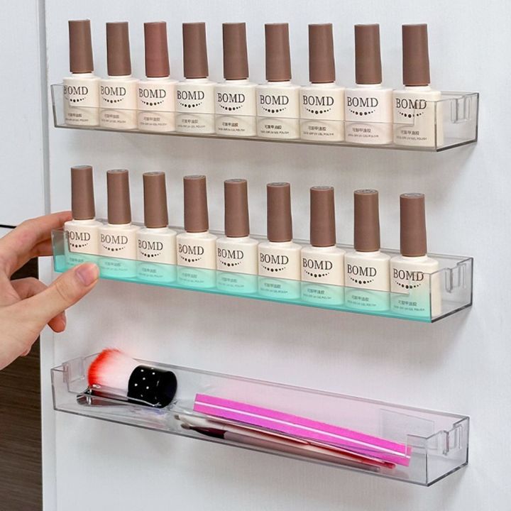 1pc Nail polish storage rack Wall hanging nail polish nail salon ...