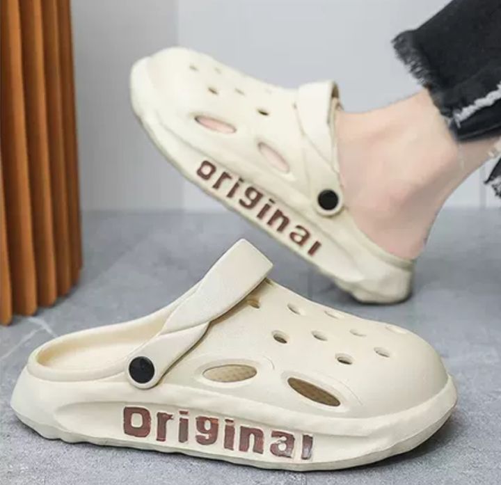 Cream Colour Crocs For Unisex | Daraz.com.np