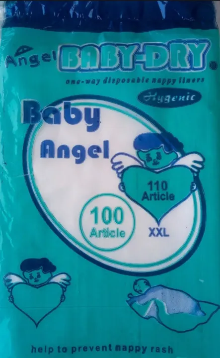 Baby Angel Liner | Pack of 3 | 100+ Sheets | Prevent Rash| Hygienic ...