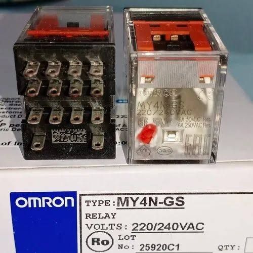Control Glass Relay 14-Pin LED Type 220VAC Original OMRON MY4N-GS | Daraz.pk