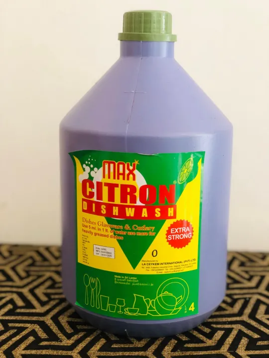 Max Citron Dishwash 4Liter Can | Daraz.lk