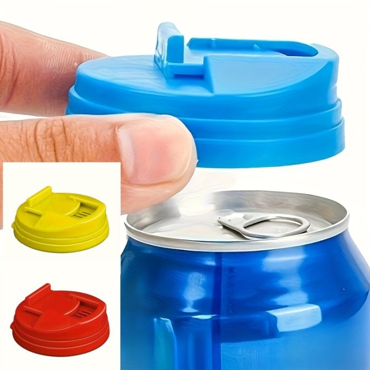 3/6pcs Beverage Can Cover Reusable Plastic Soda Cola Sealing Lids ...