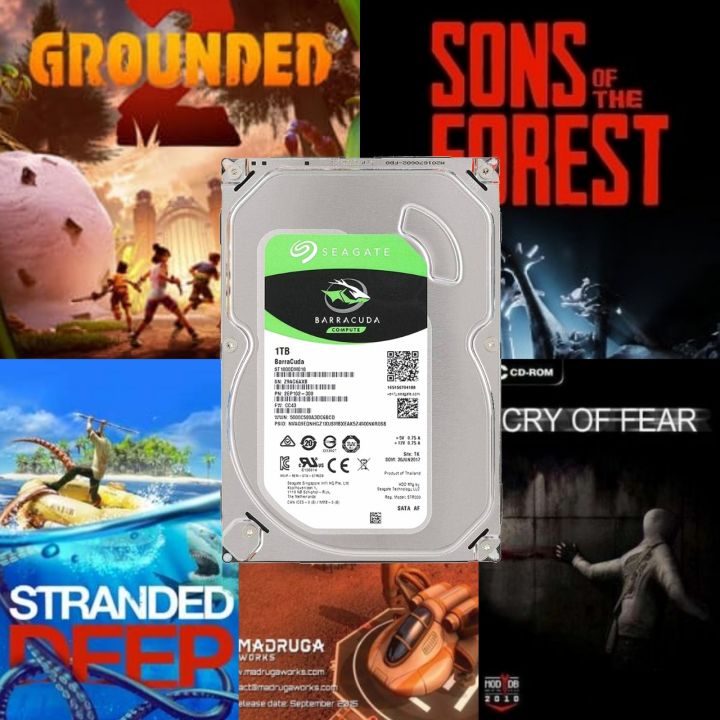 500GB / 320GB Desktop HDD | Preloaded with 100+ Adventure Games PC ...