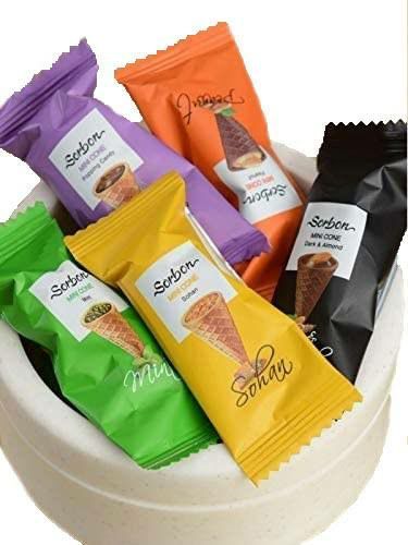 Sorbon Mini Chocolate Cones 28-29 pcs approx | Daraz.pk