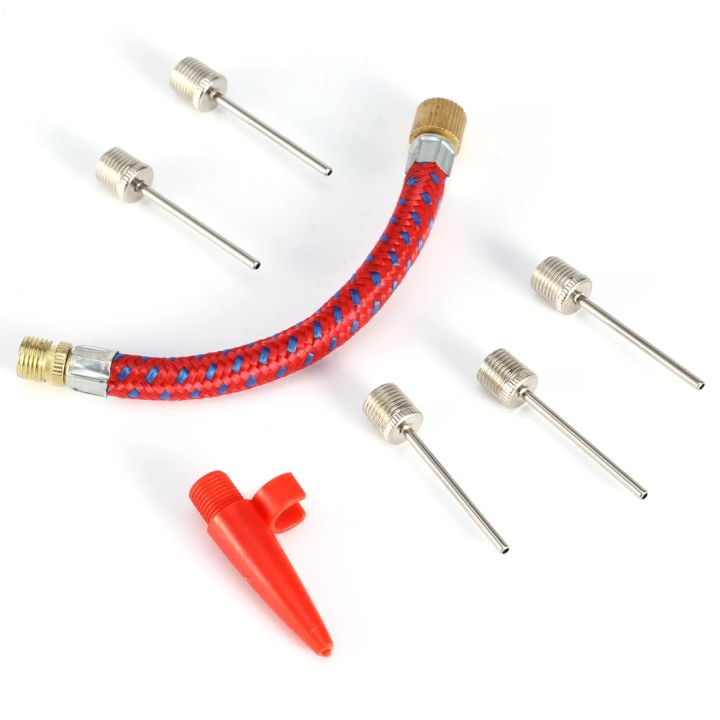 Pump Needle Inflator Adapter Kit 7 Pcs Air Needle Ball Inflatable Pump ...