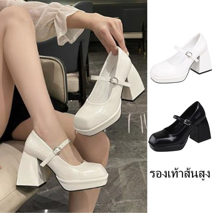 New single shoes small size women high heels British style beautiful ...