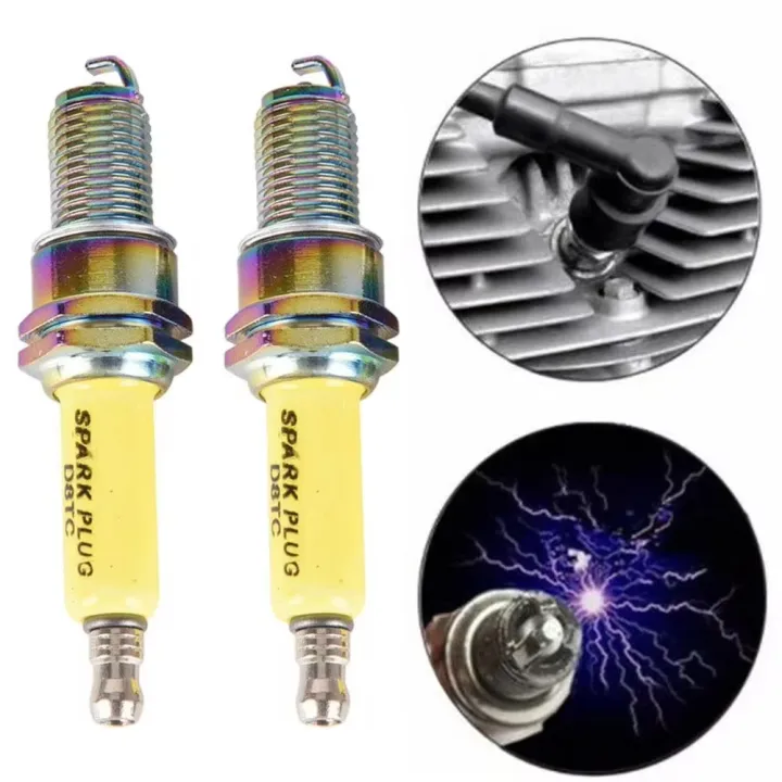 Motorcycle Iridium Spark Plug D8TC For Vertical Engine CG Series 125cc ...