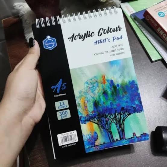 Spiral Note Pad - A5 - Acrylic Pad | Daraz.pk