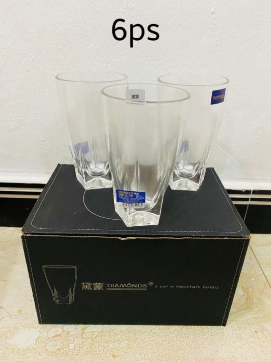 Diamonds 6 Pcs Glass Set | Daraz.lk