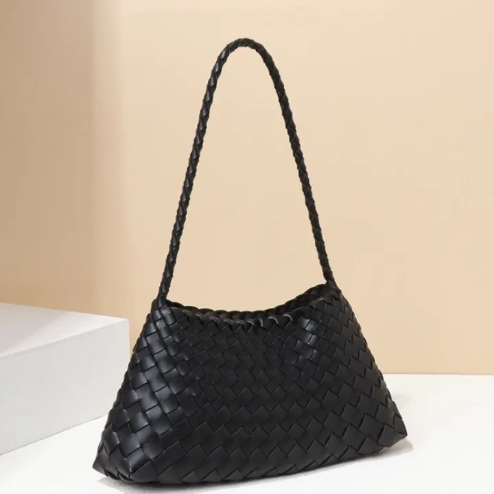 New Handbag 2025 for Women | French Style Braided PU | Forme Croissant ...