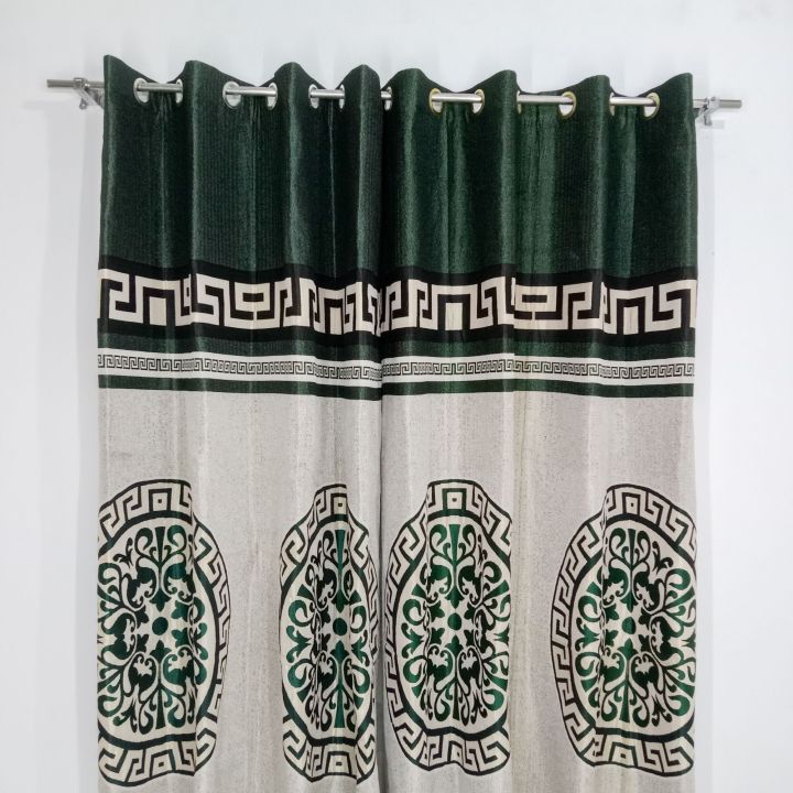 curtains for room | 1 PC | Imperial Motif Pattern | Affordable Luxury ...