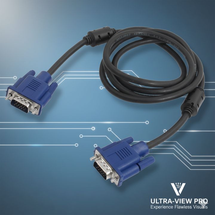 VGA Cable 1.5 Meter High Quality Male to Male Video Cable for LCD LED ...