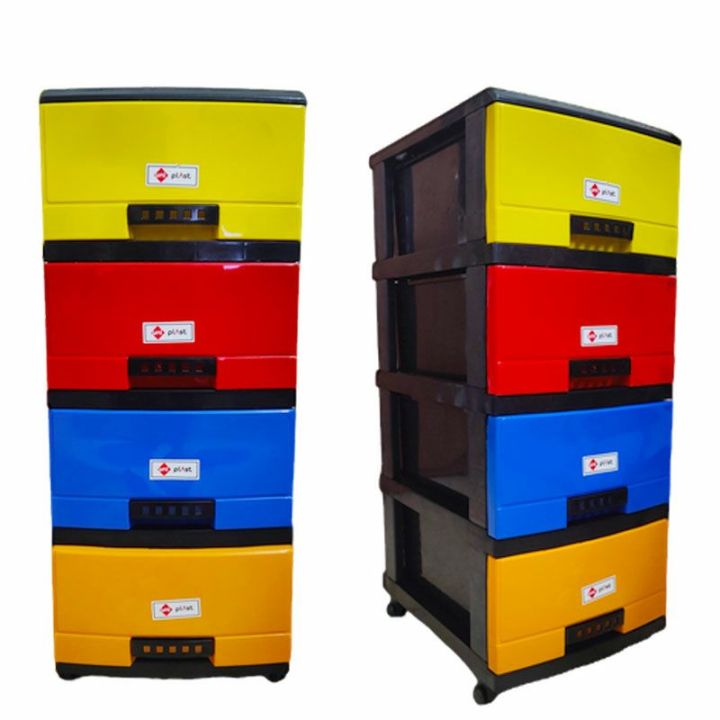 Baby Plastic Cupboard Dumbro Cupboard 4piece | Daraz.lk