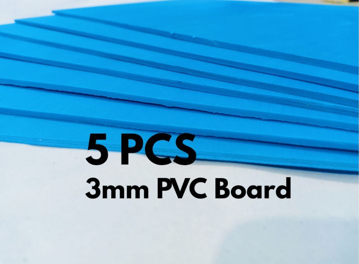 5-Pack 3mm Thick Multi-Color PVC Board Sheets for DIY Crafts and Home ...
