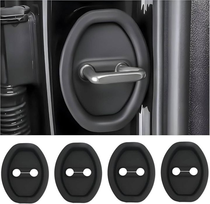 4 Piece Door Lock Protector, Car Door Lock Cover Door Lock Protective ...