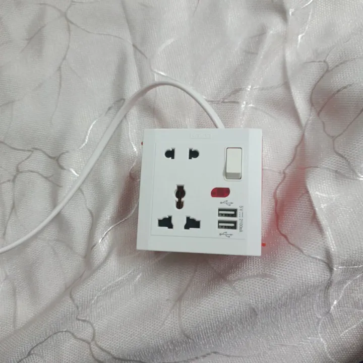 Hand Make Multi Plug with USB 3pin 2 pin Socket | Daraz.com.bd