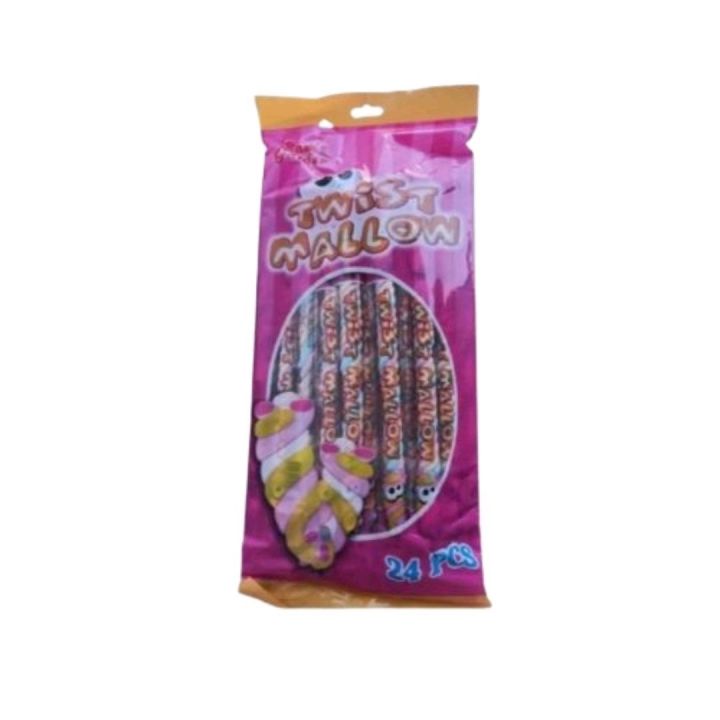 MALLOW TWIST STICKS MARSHMALLOW 24 PCS 18G (IMPORTED) | Daraz.pk