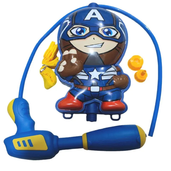 Marvel Superheroe Blaster Shooting Holi Water Gun With Bag Tank ...