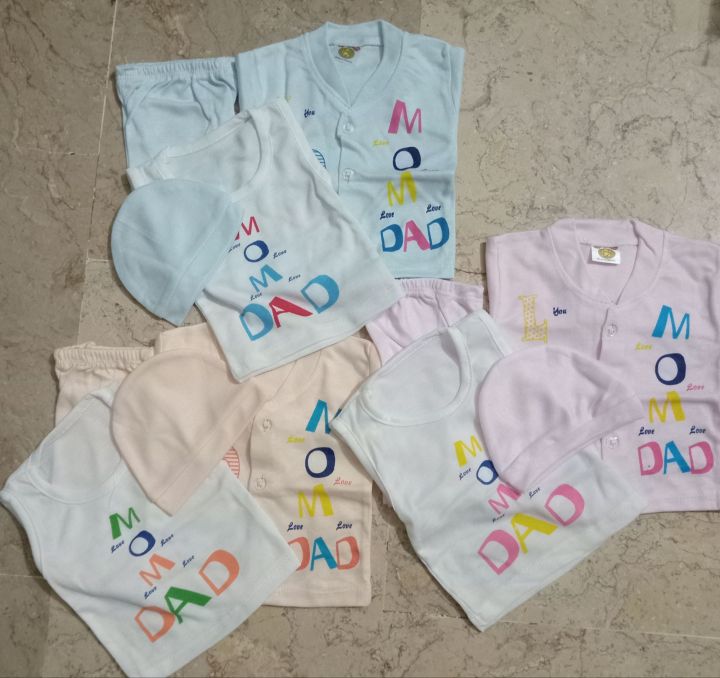 new born baby 4 pcs suite/4 pcs new born baby | Daraz.pk