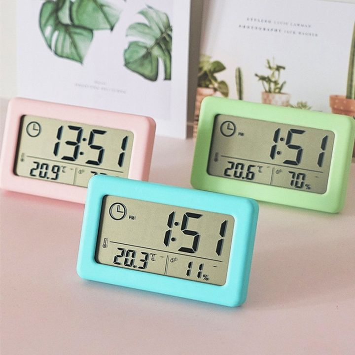Mini LCD Digital Table Dashboard Desk Electronic Clock For Desktop Home ...