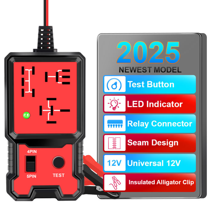 Automotive Electronic Relay Tester Indicator Light Voltage Tester Car ...