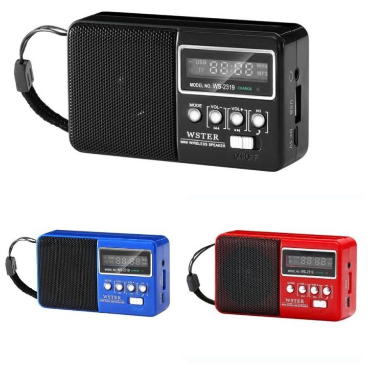 WSTER WS-2319 Wireless Bluetooth Built-In FM Radio | Daraz.com.np