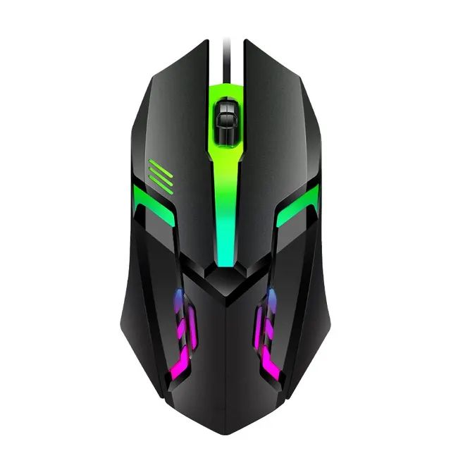7 LED RGB Gaming Mouse - USB Wired Optical Sensor for PC, Laptop ...