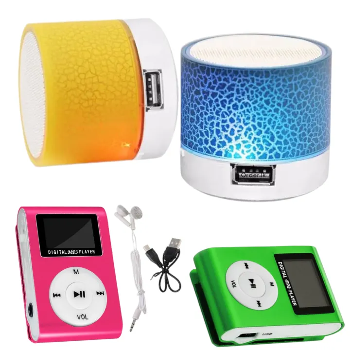 Bluetooth Mini Speaker Wireless Speaker Colorful LED TF Card UMini ...