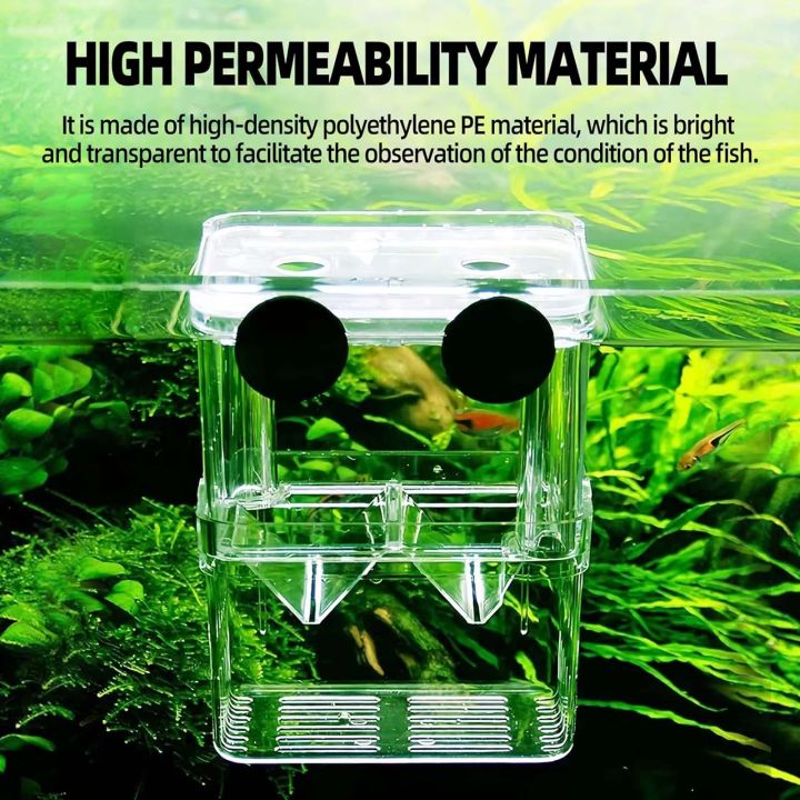 Multifunctional Aquarium Fish Breeding Box Turtle Tank Fish Divided ...