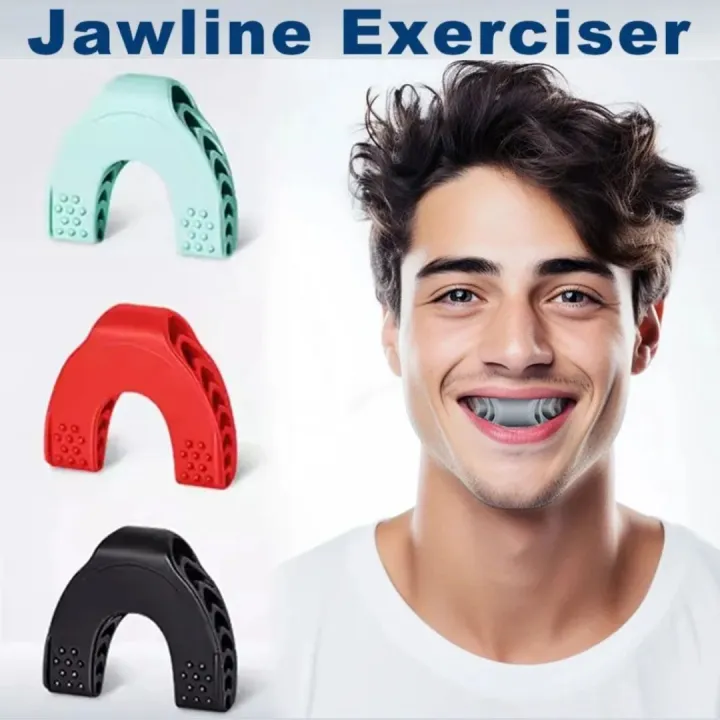 food grade silicon jawline exerciser face v line shape jaw exerciser ...