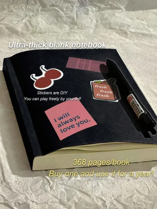 Ultra-thick notebook students practical draft book notepad large ...